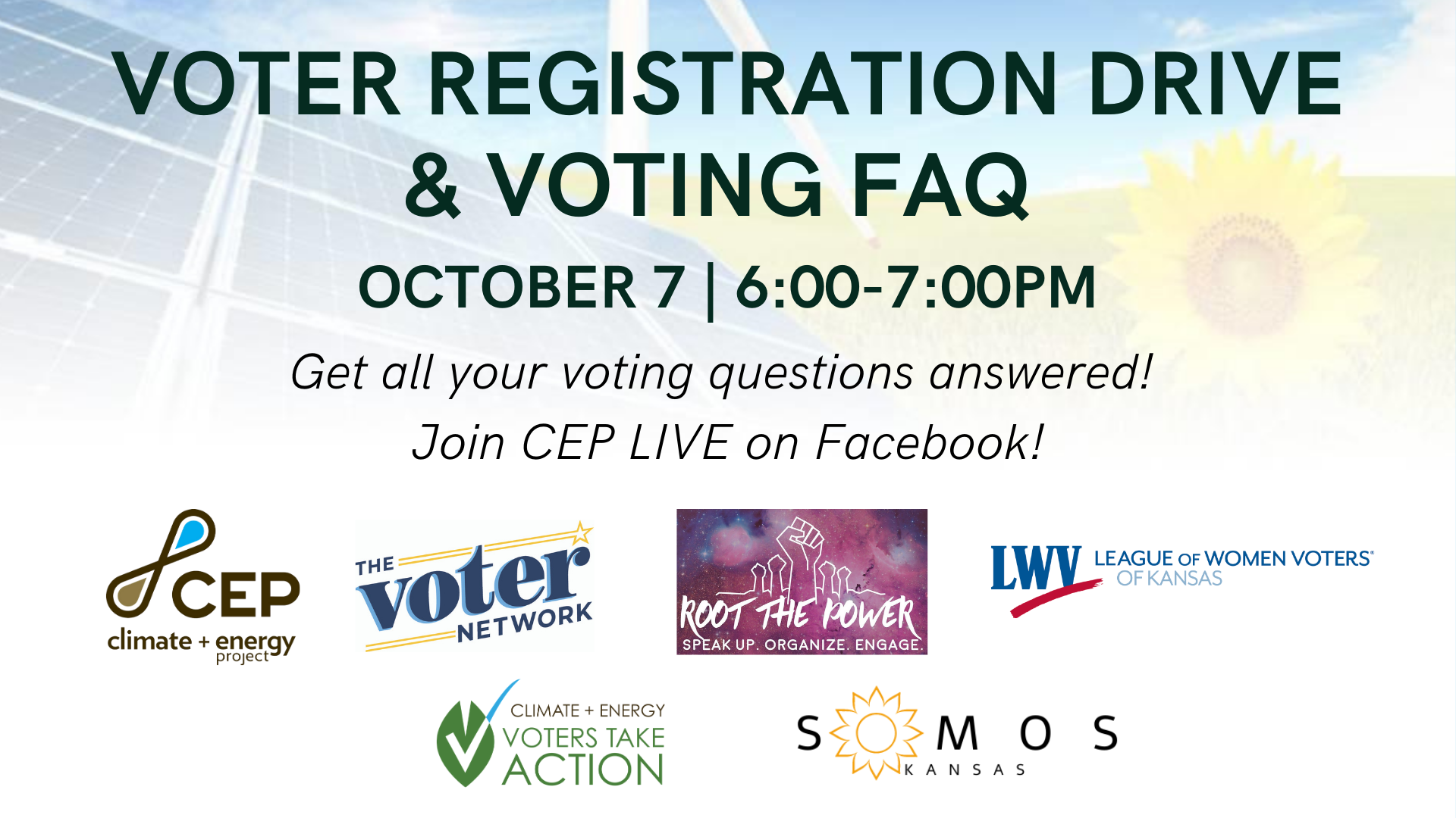 Climate + Energy Voter Ambassador Invitation - Climate + Energy Project